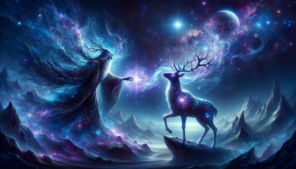 The Queen of Life and Death and the Celestial Stag - Liam Grey Liam Grey