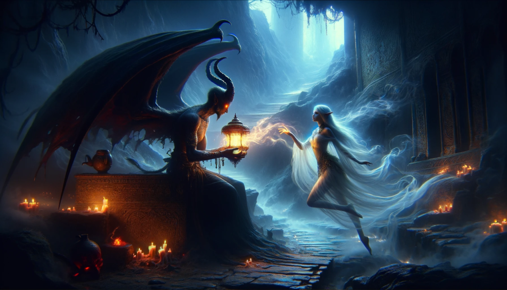 Whispers of the Netherworld: The Tale of Azaroth and Zephyra - Liam Grey
